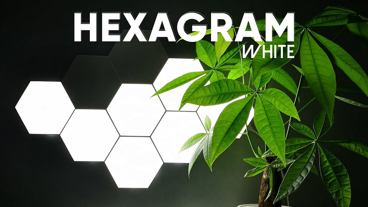 HEXAGRAM WHITE - Touch LED Lights - YouTube