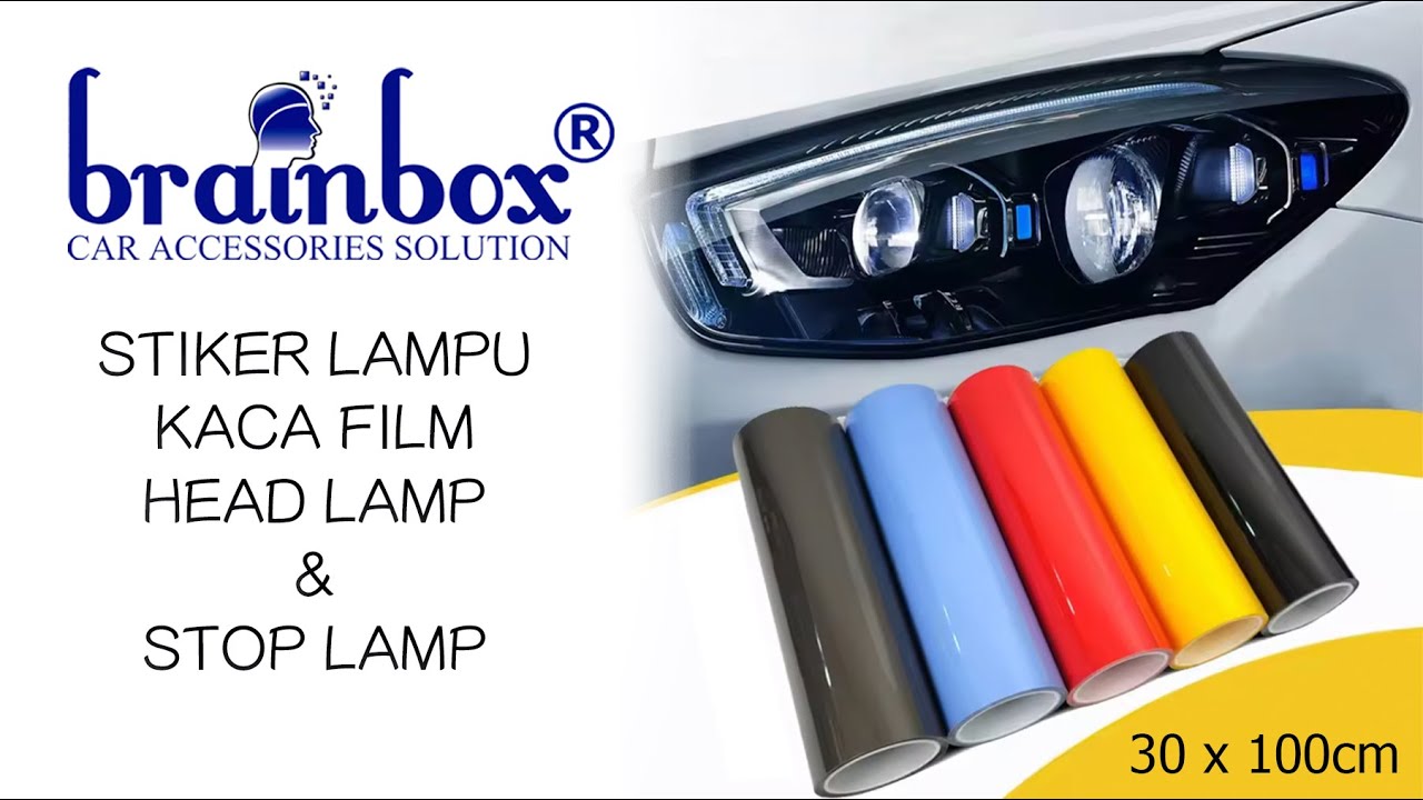 80021 Stiker Lampu Headlamp Stoplamp Sticker Head Lamp Stop Lamp - YouTube