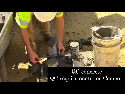 QC concrete - QC requirements for Cement - YouTube