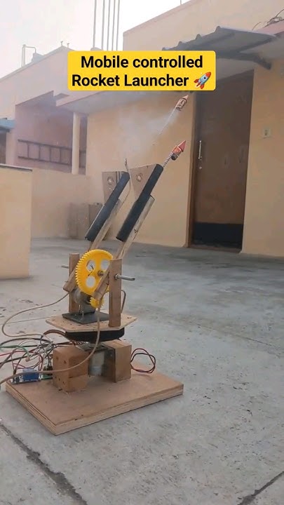 Mobile Controlled Diwali Rocket Launcher Project, Bluetooth Rocket Launcher #shorts #arduino # ...