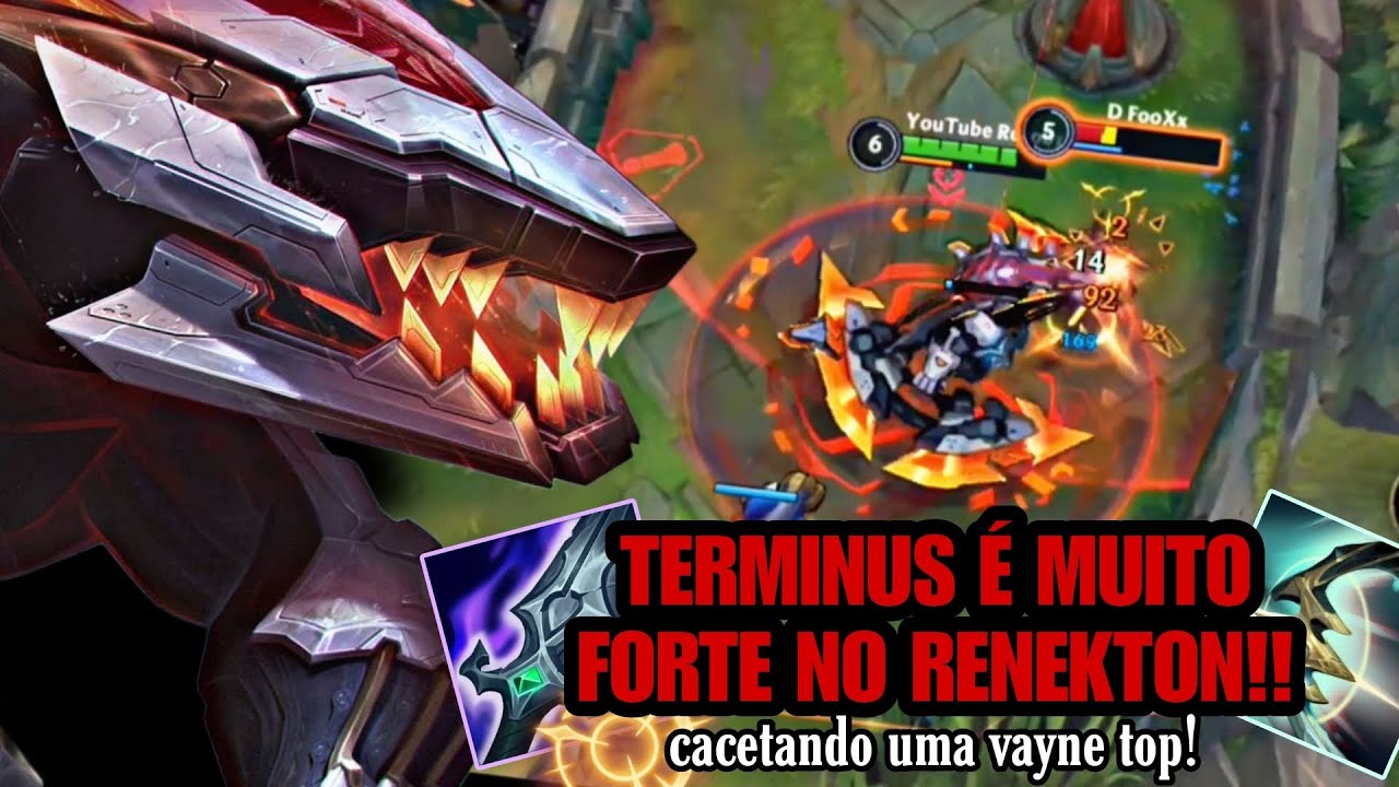 TERMINUS NO RENEKTON É QUEBRADO!! LoL Wild Rift - YouTube