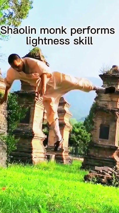 Shaolin Monk Flying Kung Fu Jump 👀😳👍 Must See #shorts #wushu #jump - YouTube