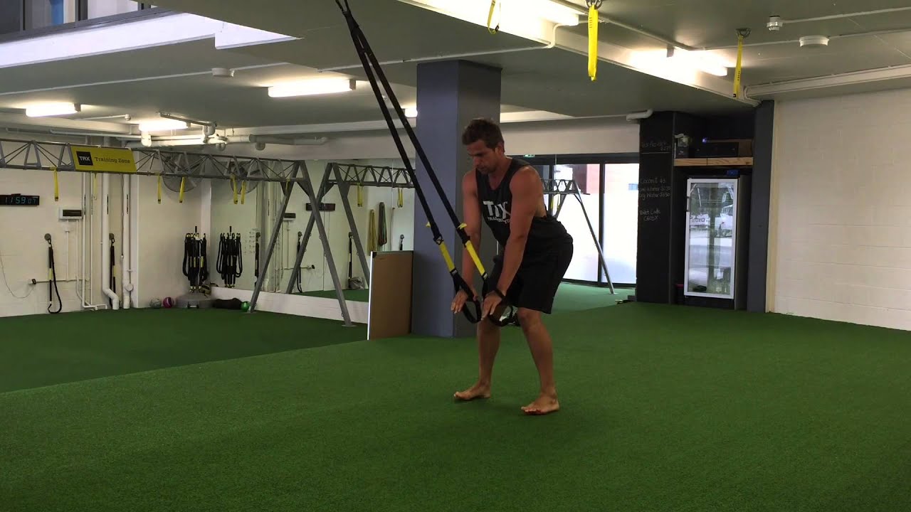 TRX Hinge into Chest Press - YouTube