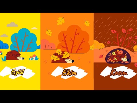 Sonbahar Şarkısı🍂🍁 | Mevsimleri Öğreniyorum | Eğitici Çocuk Şarkısı