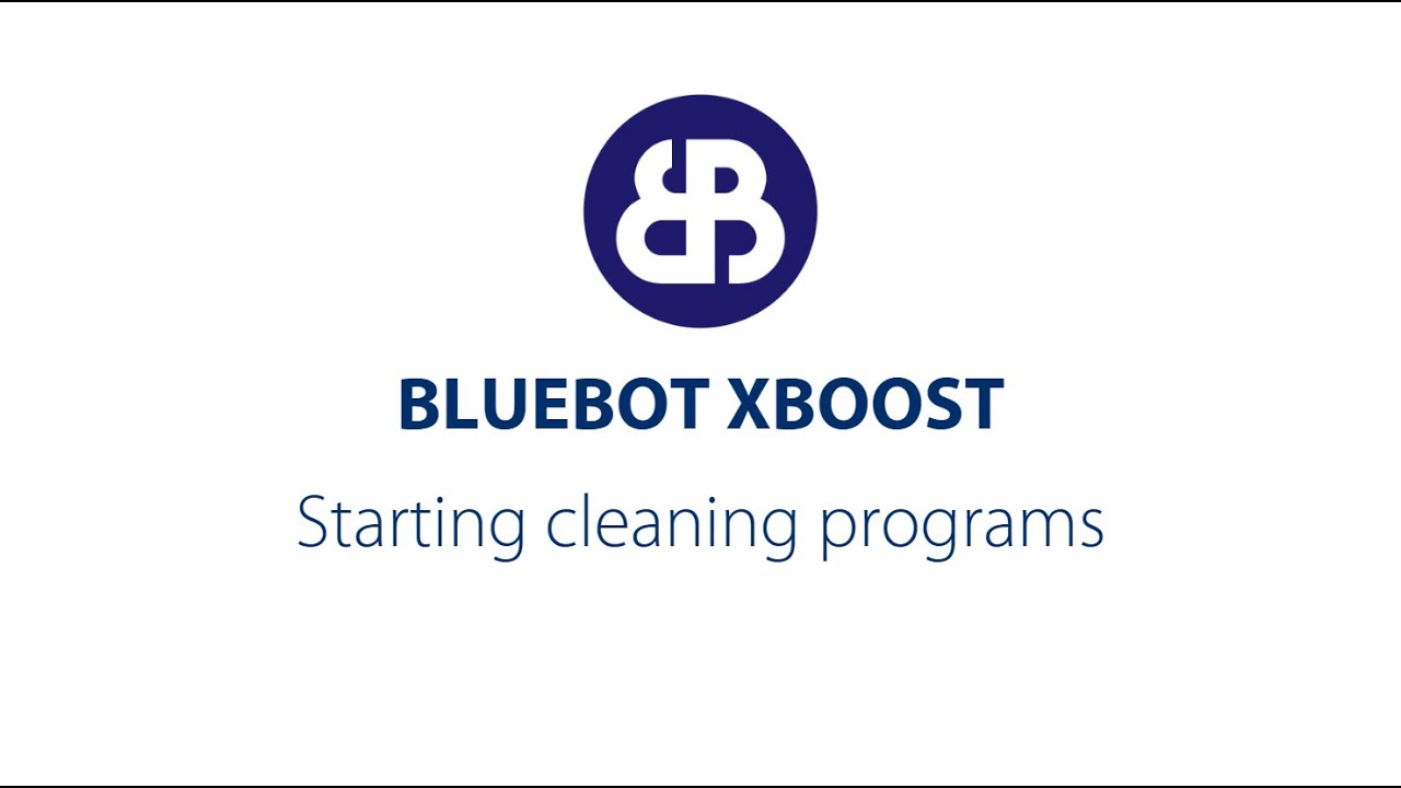 Bluebot app - start programs for the Bluebot XBOOST - YouTube