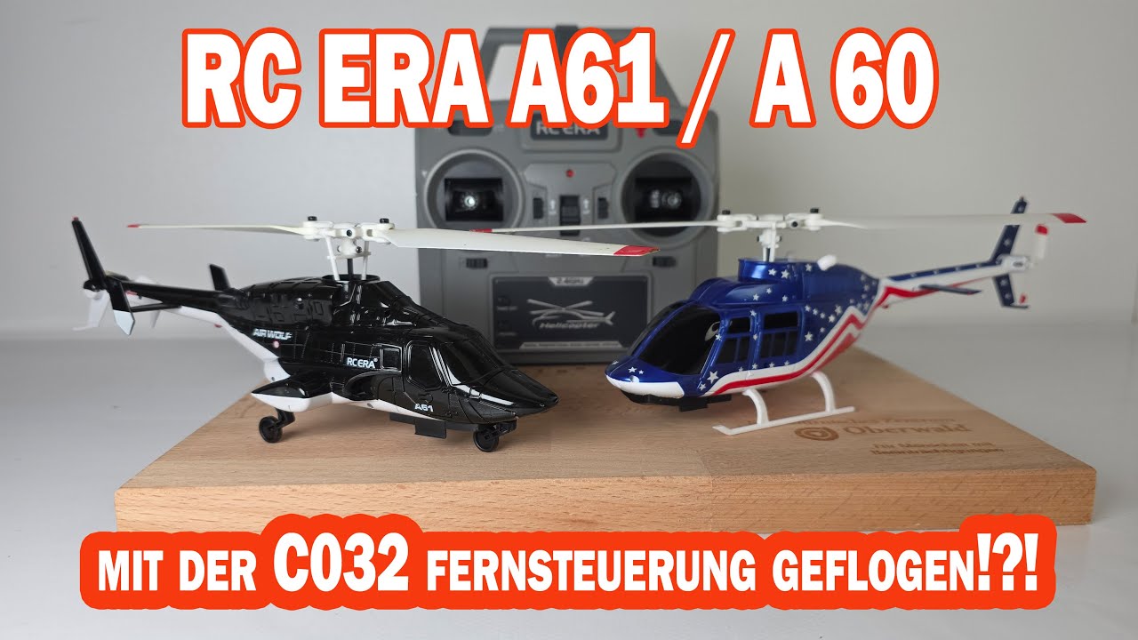 Die Mini A 60 und A61 RC ERA RC Helikopter mit der Fernsteuerung vom ...