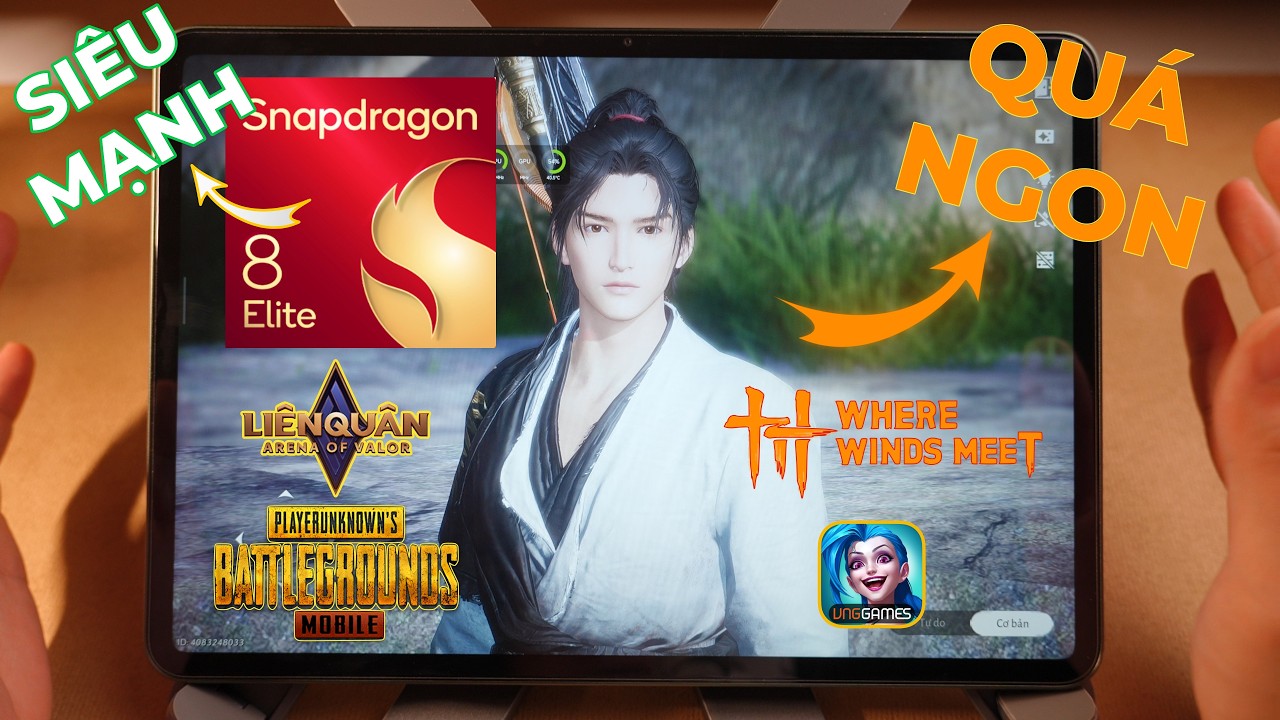 1H Test Game Xiaomi Pad 8 Pro: Mạnh Thực Sự - Tần số chạm cảm ứng 333 ...