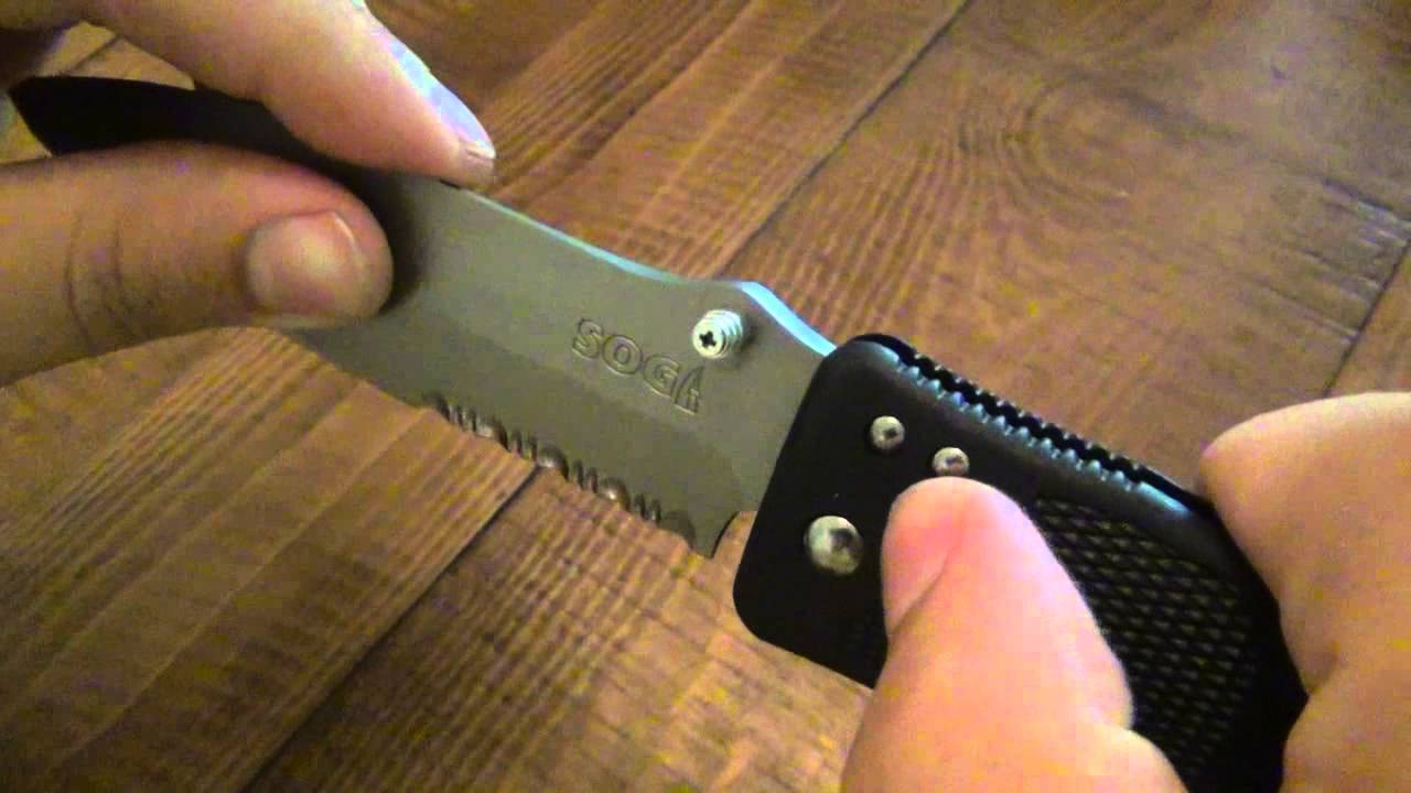 Knife Locks Explained : Arc Lock From SOG - YouTube