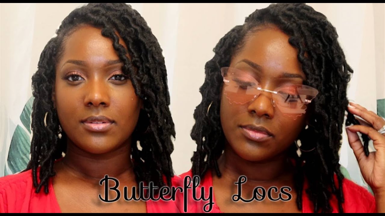 1ST TIME TRYING BUTTERFLY LOCS (& IM IN LOVE ️)|DISTRESSED CROCHET ...