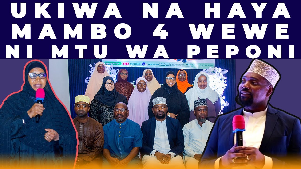 MAMBO MANNE HAYA UKIYAFANYA NDANI YA SIKU MOJA WEWE NI MTU WA PEPONI ...