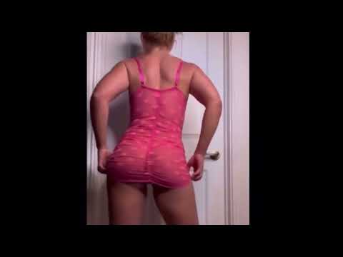 WWE mandy rose/sacs twerking in red lingerie 