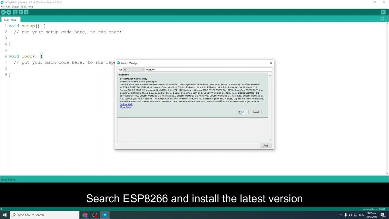 Arduino (2023) - L1 Video0 - Board Setup - YouTube