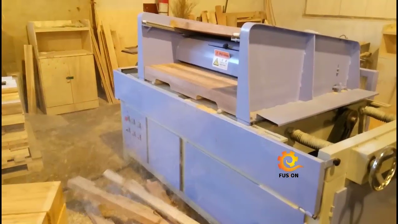 Double head pallet notcher for sale - YouTube