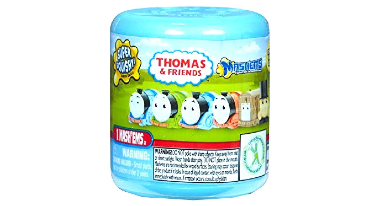 Thomas & Friends Toys Trains Super Squishy Mashems Surprise Eggs 2018 ...