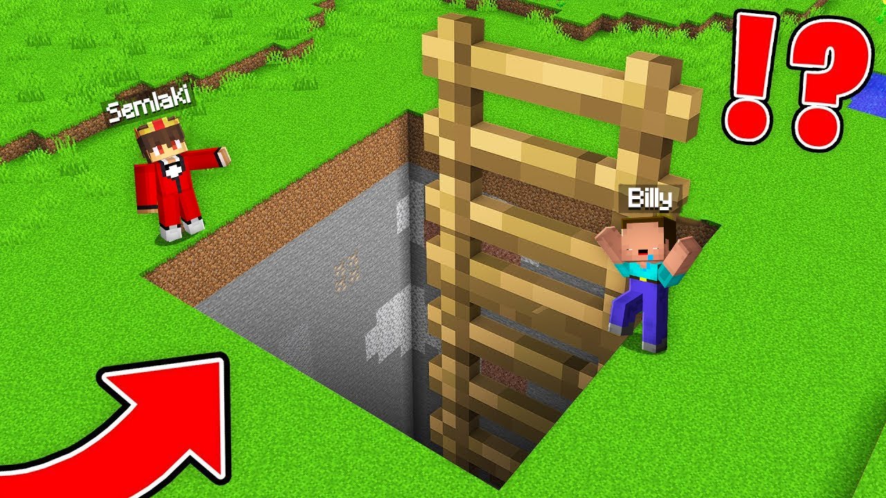 Semlaki und Billy Finden GRÖßTE LEITER in RIESIGEM LOCH in Minecraft ...