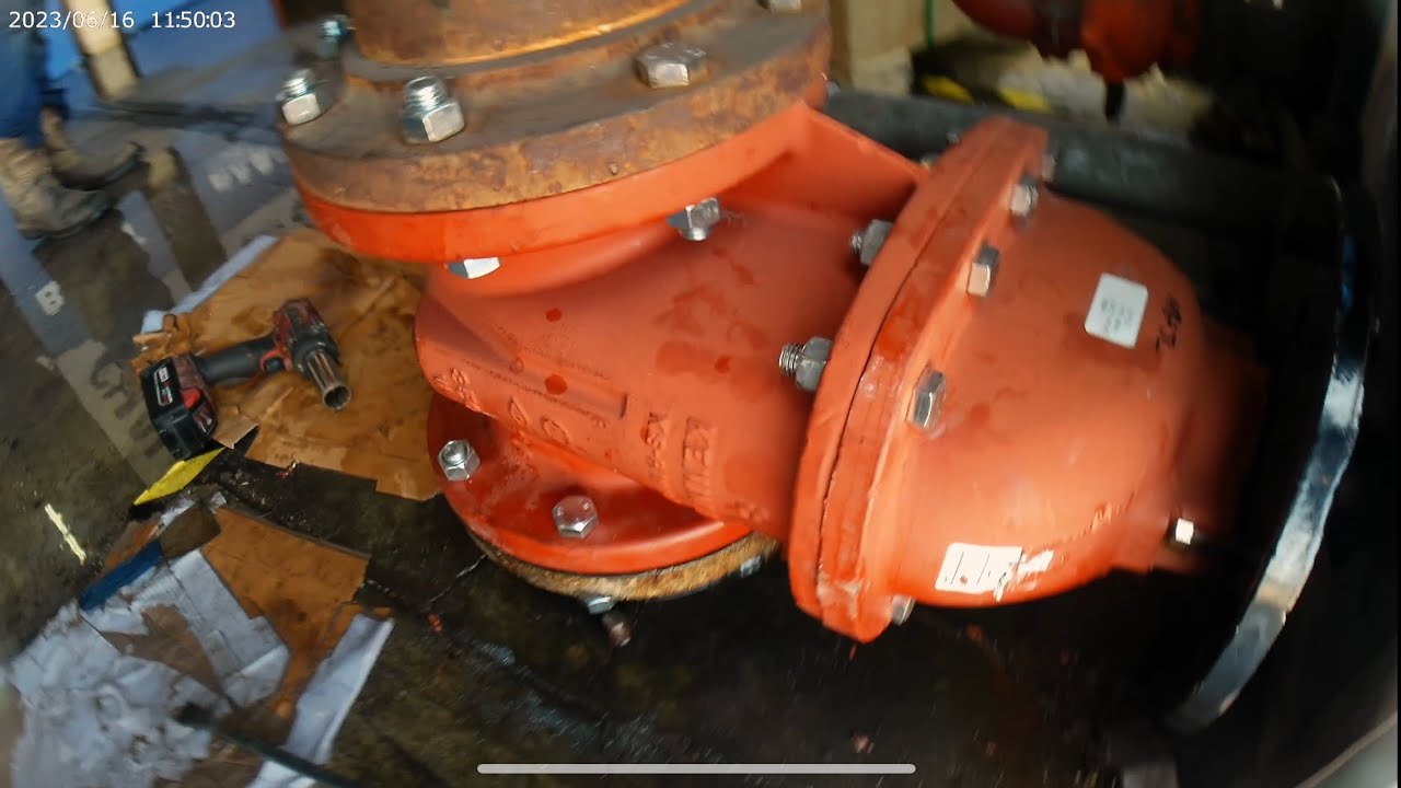 😱Fire Protection 8in NRS Valve!!! #firefighter #fireprotection #nfpa # ...