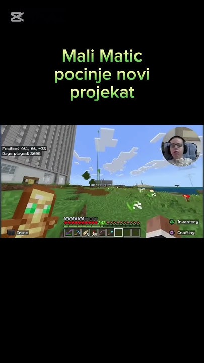 Mali Matic pocinje novi projekat #minecraft #balkan #gaming #streaming #playstation #short - YouTube