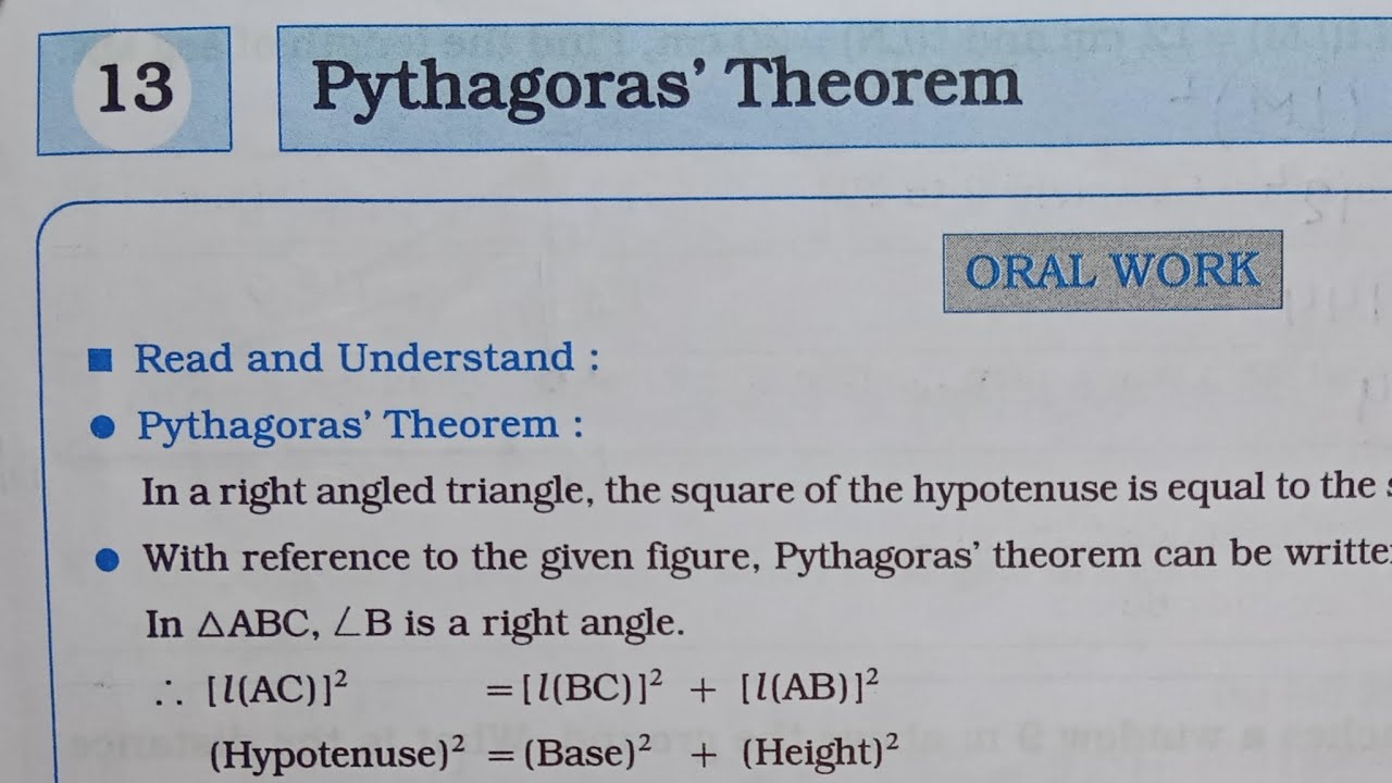 7th STD Maths Workbook Chp 13 Pythagoras Theorem omeducation8606 7th-std-maths-workbook-chp-13-pythagoras-theorem-omeducation8606