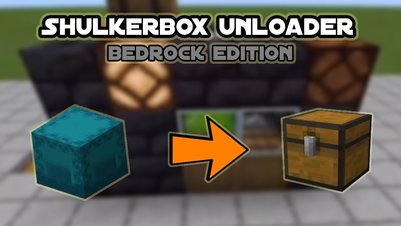 Automatic Shulker box unloader for Minecraft Bedrock Edition. (Simple ...