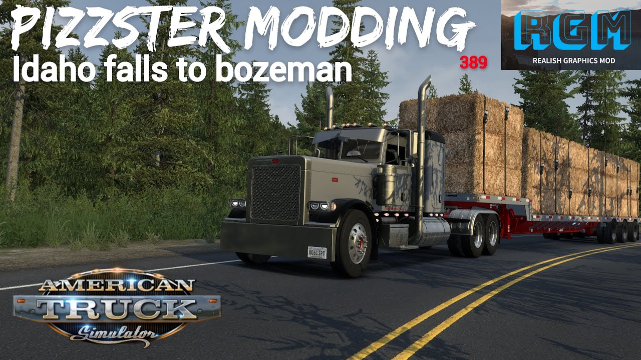 ATS | pizzster 389 with the Slav jerry CAT C12 |#ats # ...