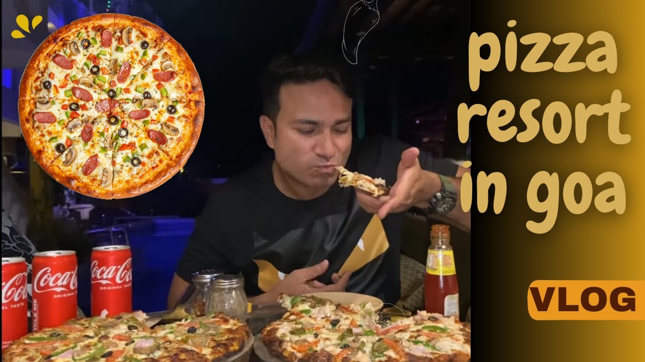 goa me pizza resort full making proccess in #goa #food #pizza - YouTube