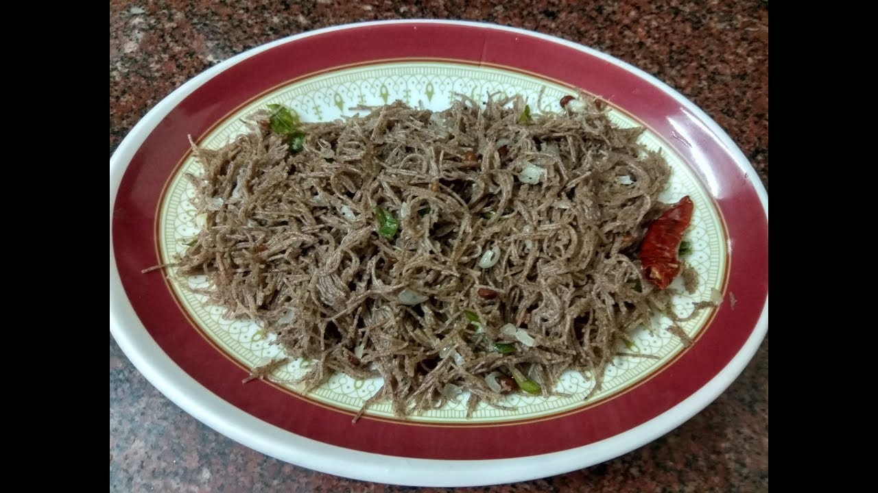 RAGI SEMIYA RECIPE/How to make ragi semiya/Ragi semiya upma/Finger ...