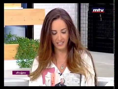 Designs by Joumana Abou Fadel Mtv 08 -10 - 2014 - YouTube