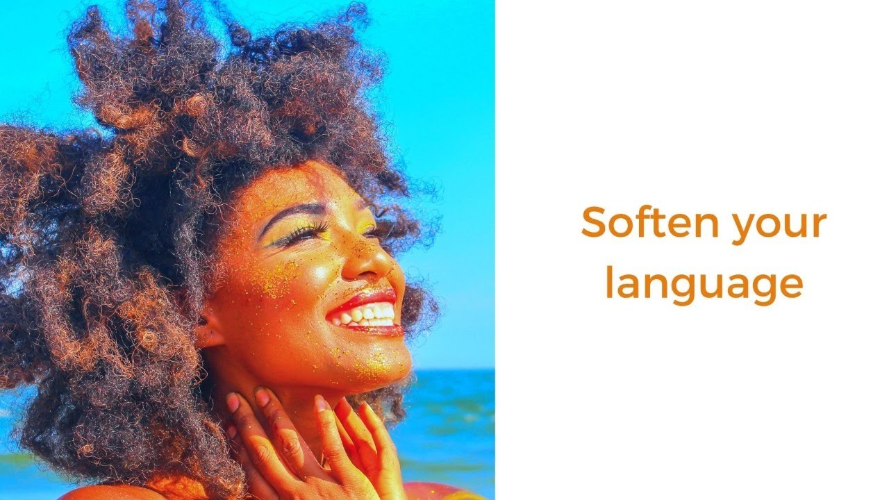 Soften your language (Daily Live Lessons) - YouTube