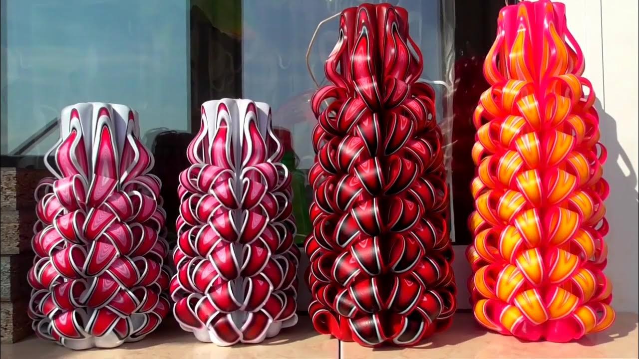 РЕЗНЫЕ СВЕЧИ РЕЖЕМ СВЕЧУ АНАНАС ВСЕ ТОНКОСТИ - YouTube