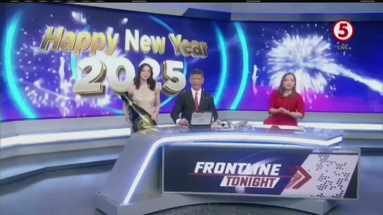 TV5 (Philippines) - New Years countdown and fireworks (December 31 ...