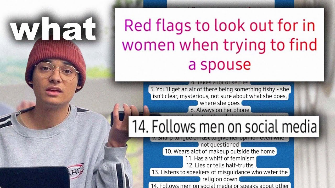 “Red Flags” For Women on Twitter is Insane - YouTube