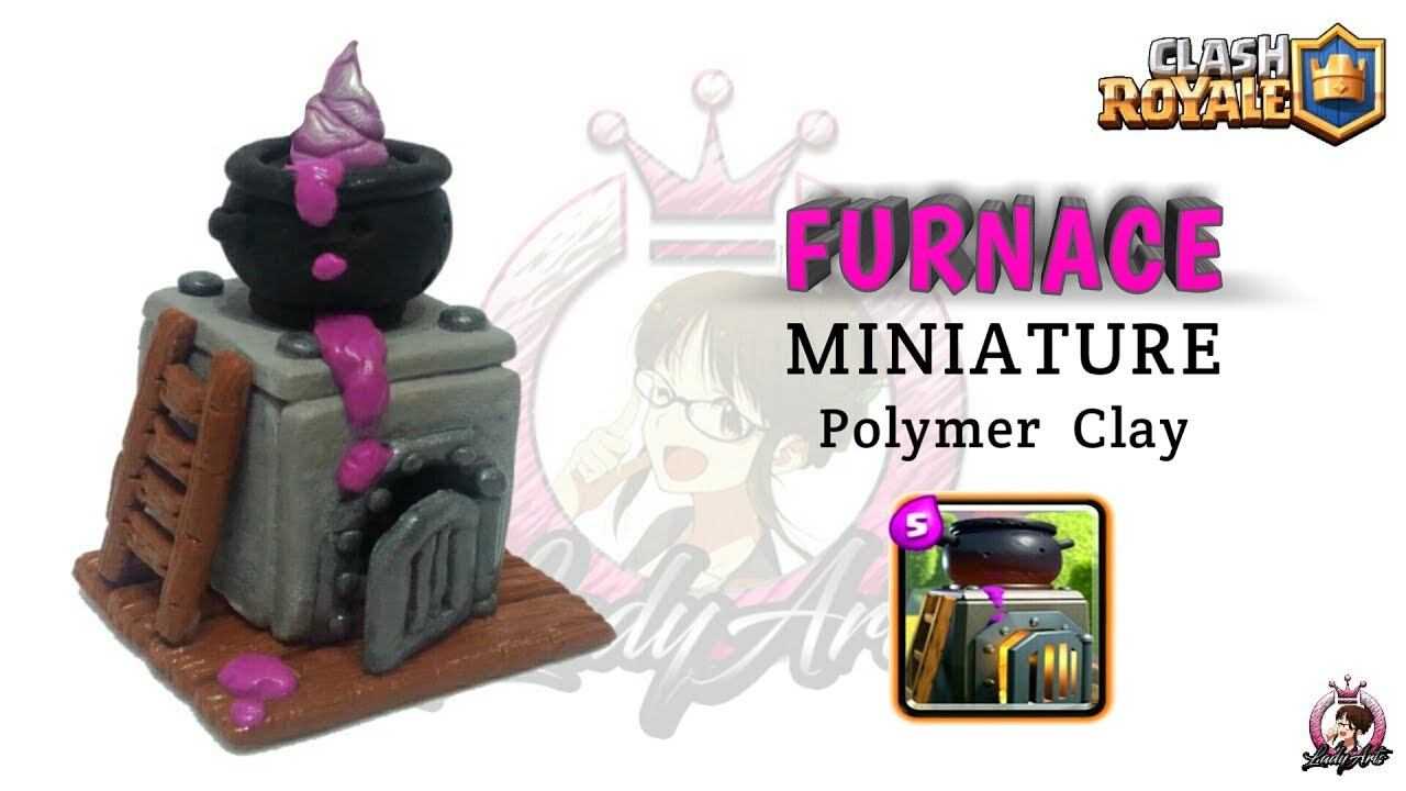 Furnace | Clash Royale | Polymer Clay Tutorial - YouTube
