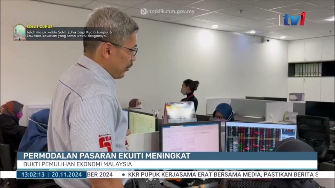 20 NOV 2024 - BTH- PERMODALAN PASARAN EKUITI MENINGKAT BUKTI PEMULIHAN PASARAN EKONOMI - YouTube