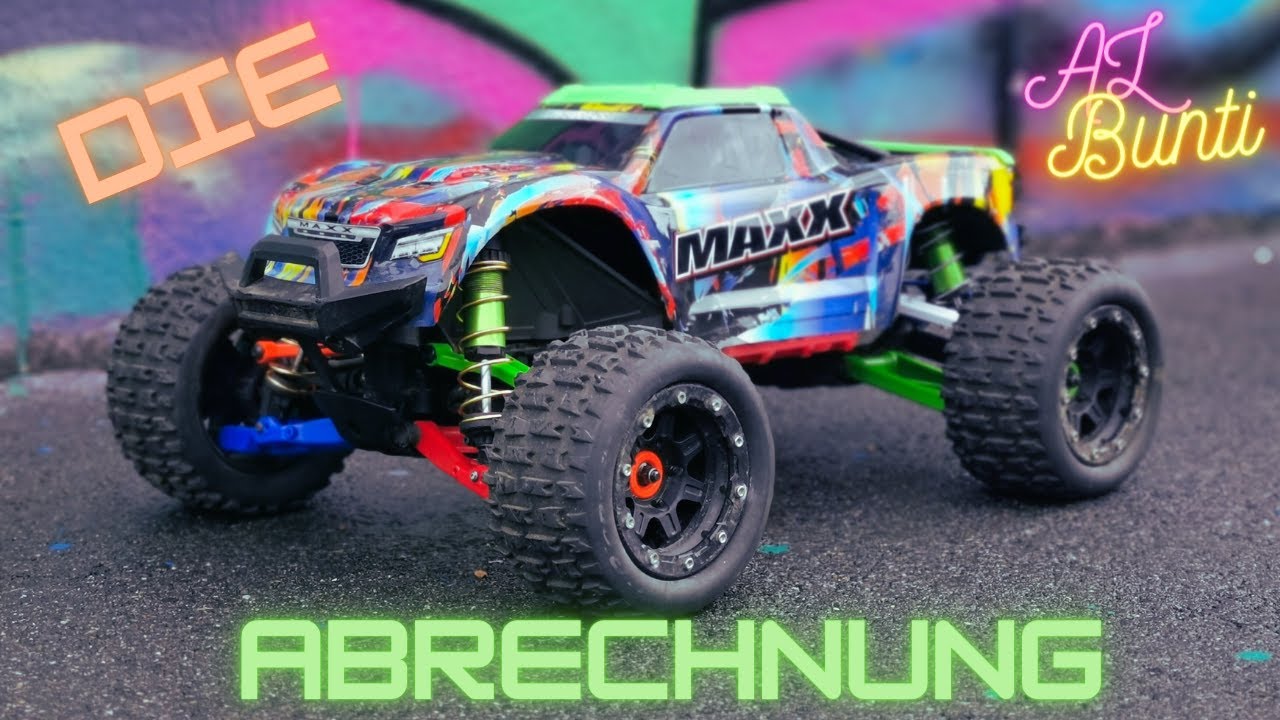 600€ für ein RC Monstertuck? Was hält er aus? Traxxas Maxx 4s V1 - YouTube
