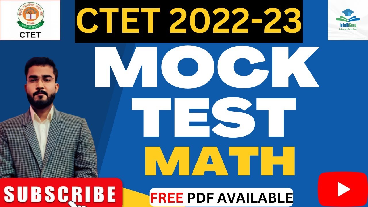 CTET MATH MOCK TEST | CTET MATH PRACTICE SET | CTET MATH EXAM | CTET ...