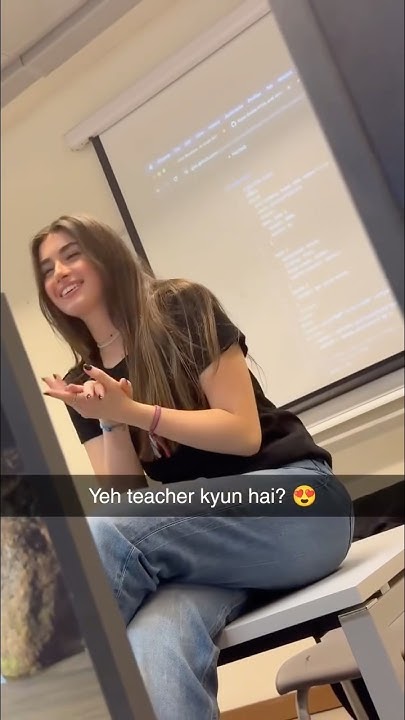 Is she a teacher? #funny #collegecoding #codingtips #coder #coding #studentslife #college # ...