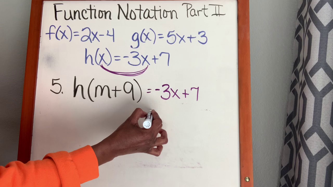 Function Notation: More Examples - YouTube