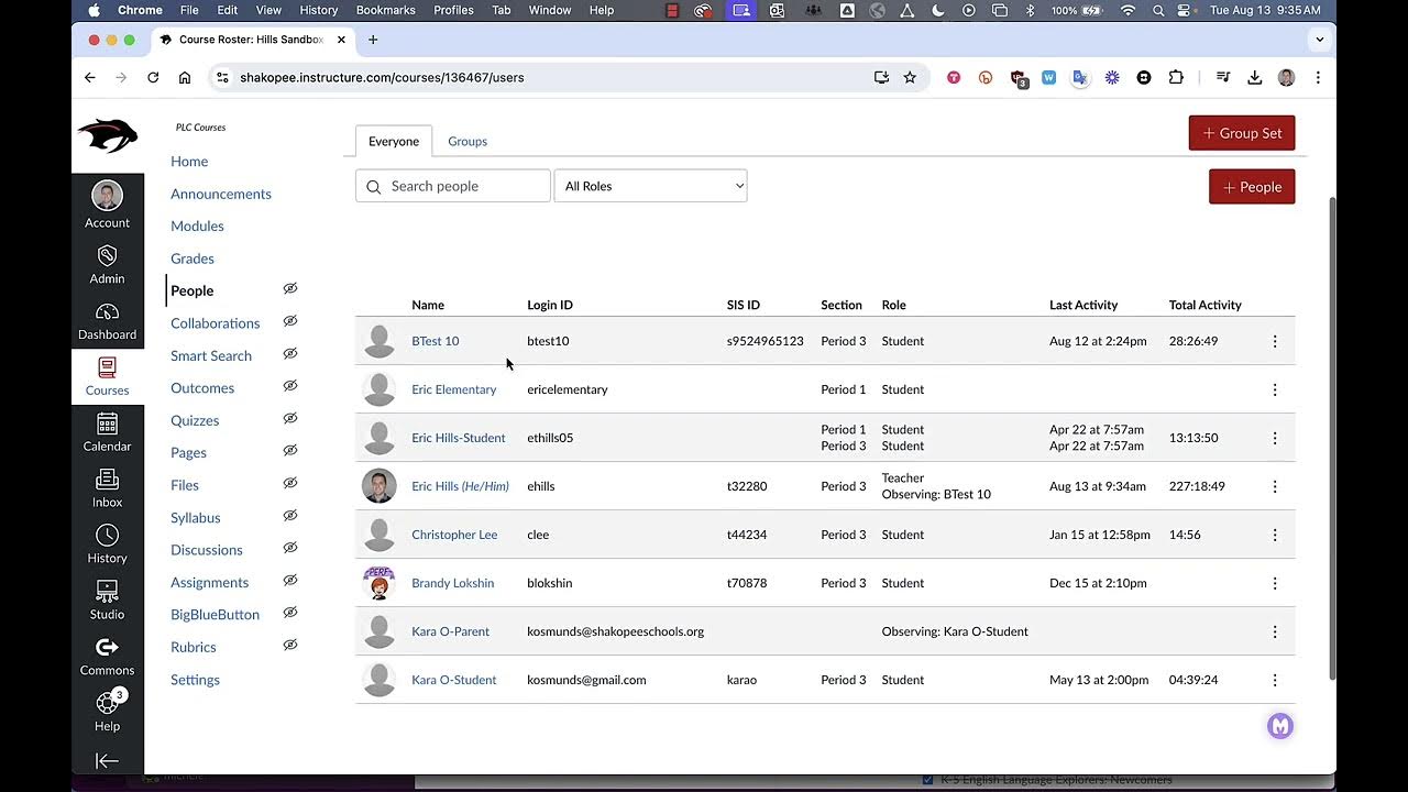 Create Sections in Canvas for Differentiation - YouTube