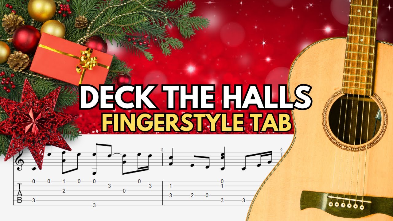 Deck The Halls Guitar Tab (Free PDF Download) - YouTube