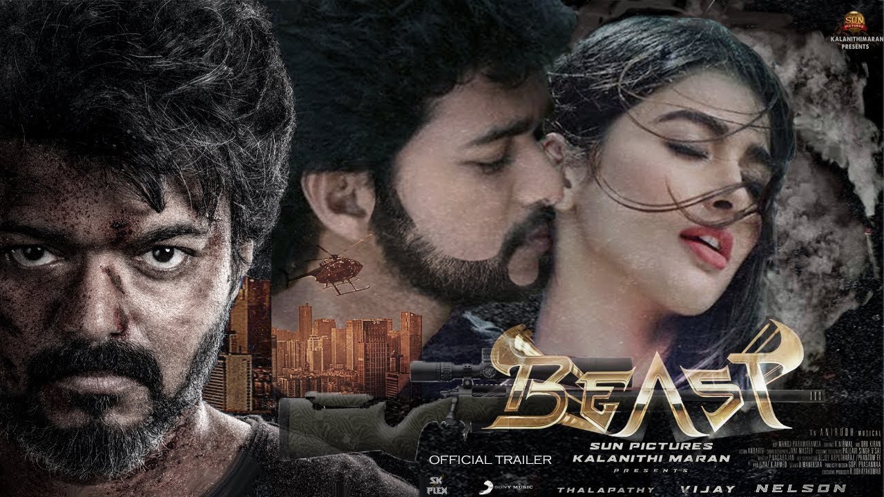 Beast (2022) Official Trailer | Vijay | Pooja Hegde | Nelson | Anirudh ...