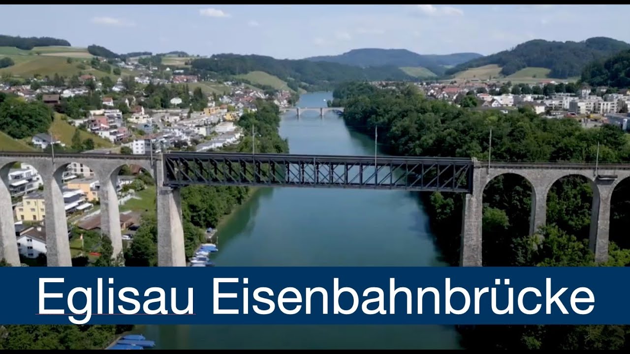 Eglisau Eisenbahnbrücke - railway bridge - Switzerland - YouTube