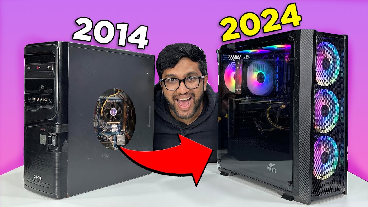 I GAVE MAKEOVER TO MY OLDEST GAMING PC ! - YouTube