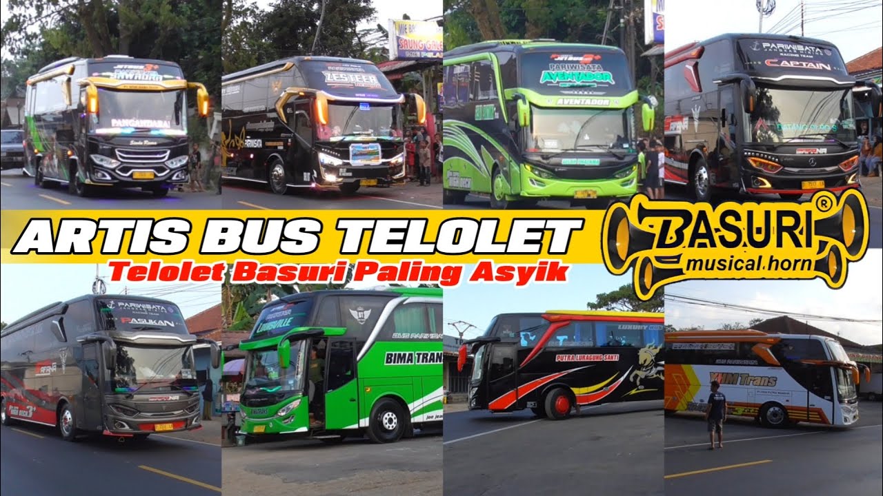 MOBIL BUS TELOLET BASURI SAFANA HOLIDAY DHEEMOBILINDO BIMA TRANS SINDU ...