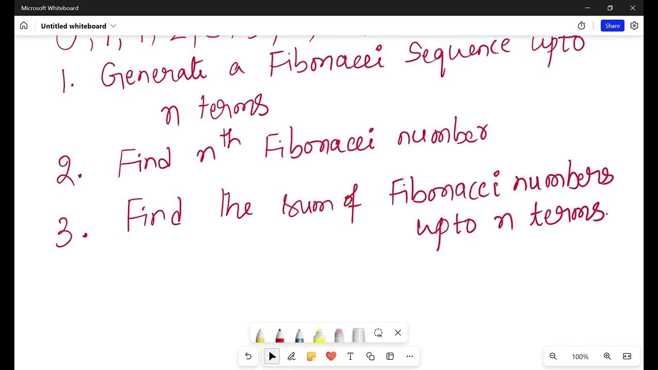 Fibonacci Series - Introduction - YouTube