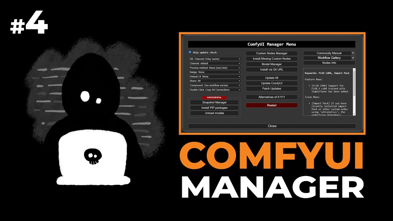 #4 ComfyUI Manager Kurulumu. - YouTube