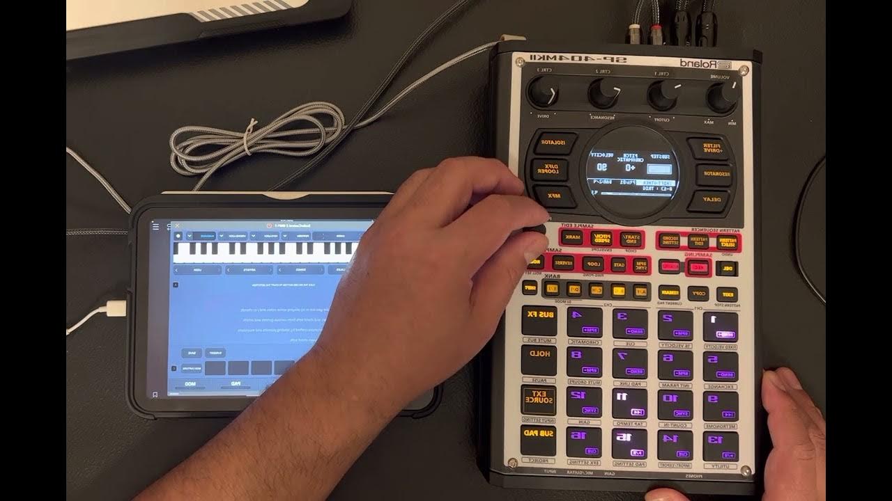 How to record into the SP404 MK2 using resample in Pattern Sequencer mode? - YouTube