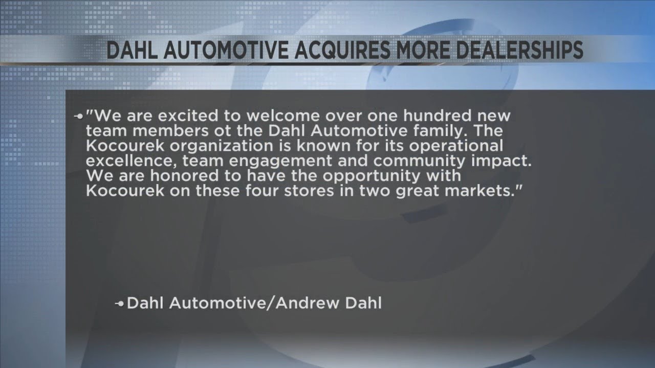 Dahl Automotive acquiring northern Wisconsin dealerships - YouTube