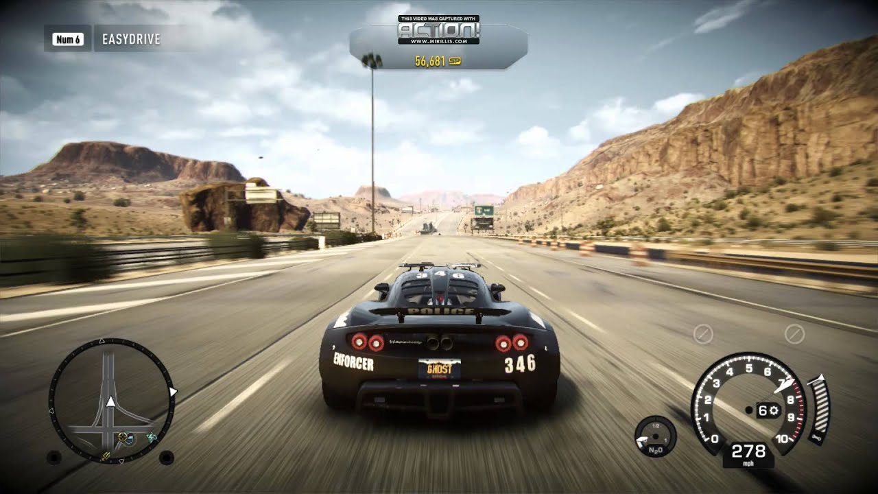 top speed in nfs rivals (cop mode) - YouTube