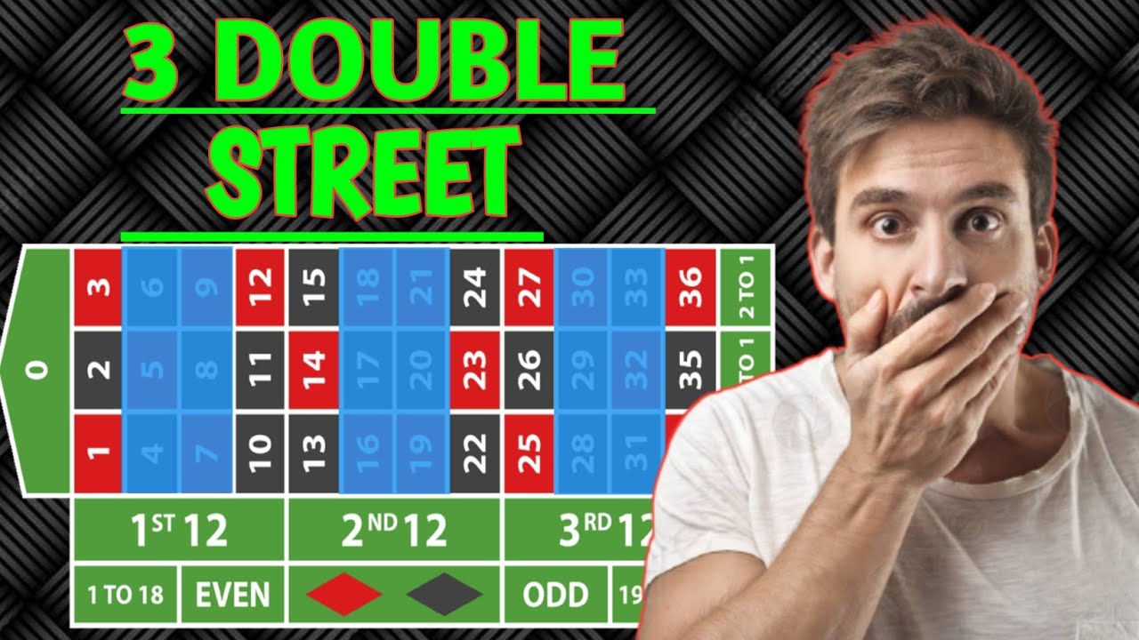 3 DOUBLE STREET BEST STRATEGY 😱 ROULETTE STRATEGY TO WIN / CASINO ...