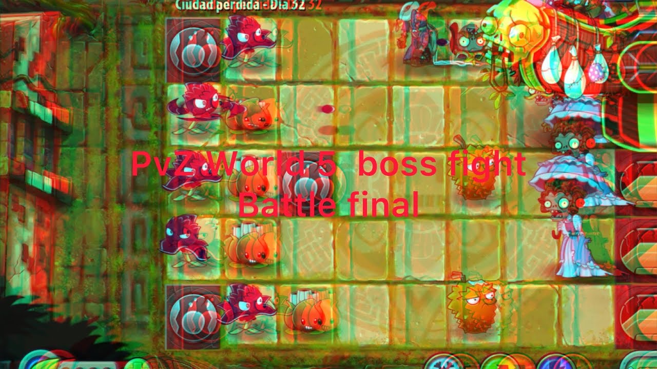 PvZ 2 World 5 Battle Final - YouTube
